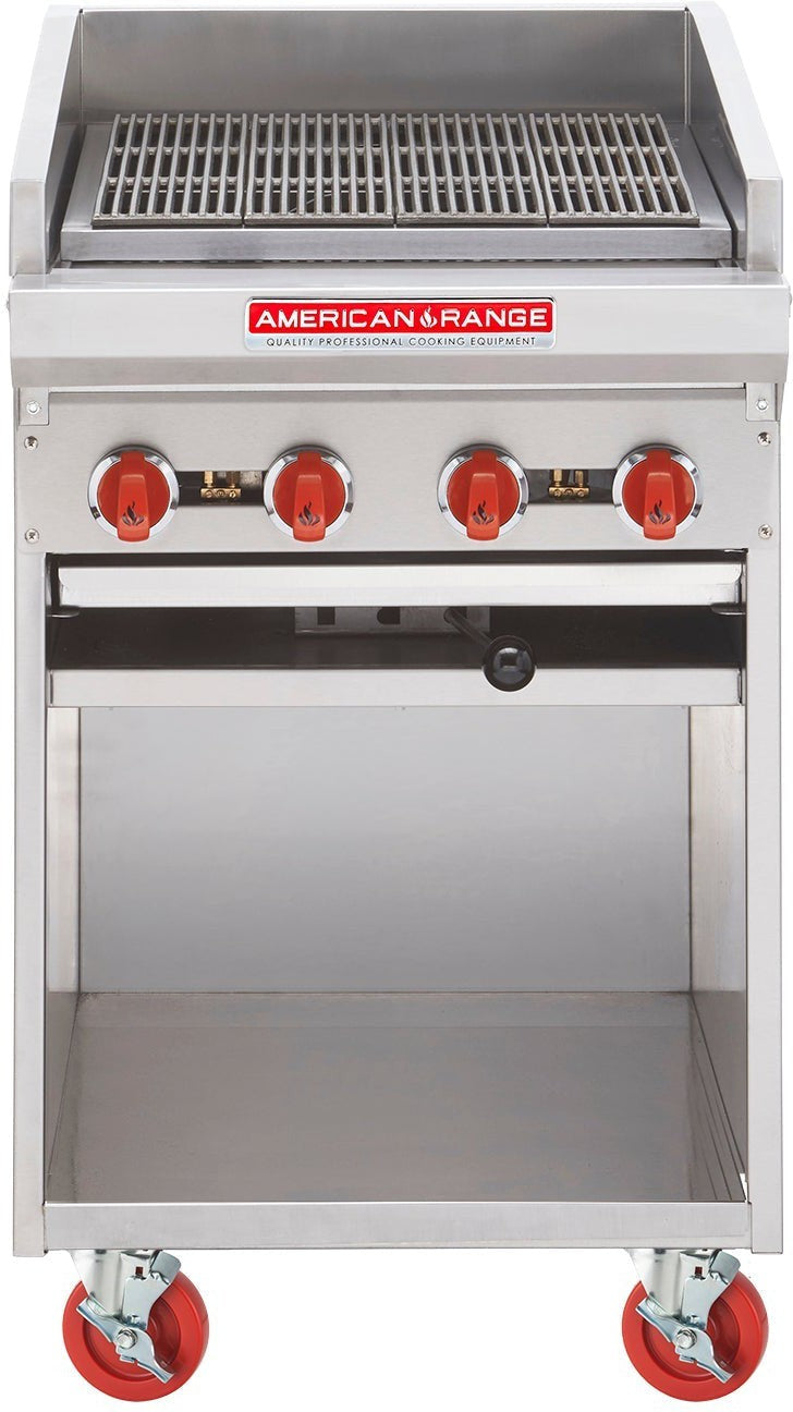 American Range - 36" Stainless Steel Adjustable Top Radiant Broiler With Cabinet Base - ADJF-36 ...