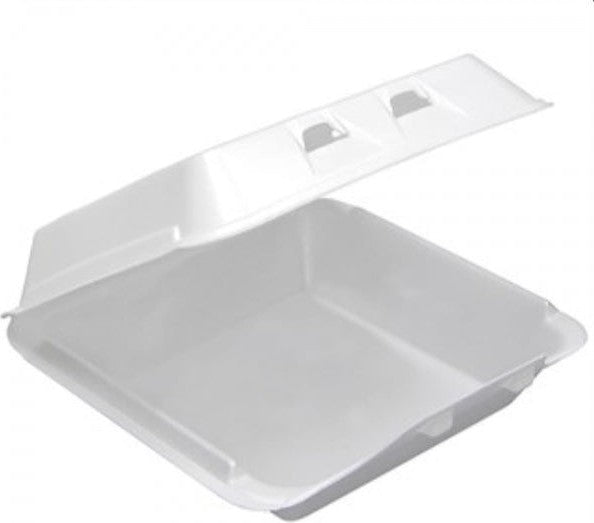 CKF Inc. - 8.1 X 8.3 X 2.9", FST24 White Foam Container with Hinged Li – ChefSupplies.ca
