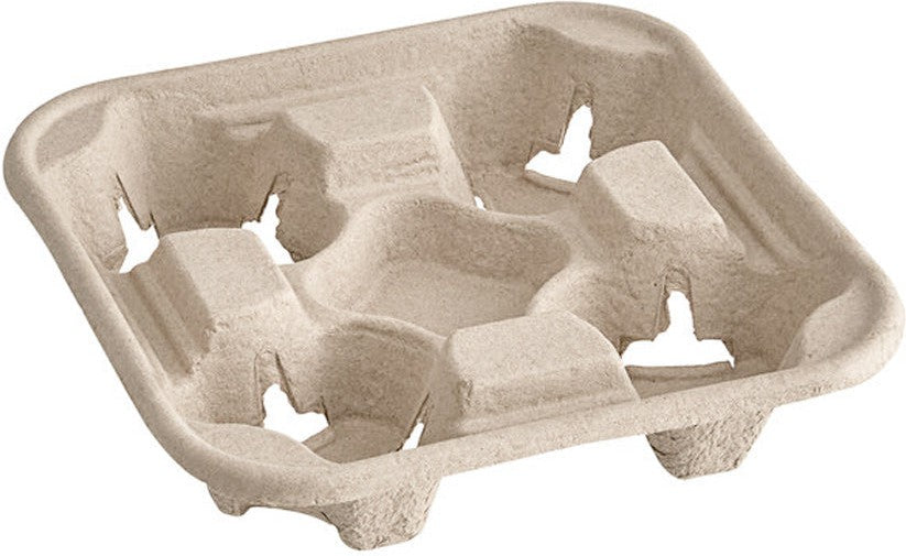 CKF Inc. - 8.7″ x 8.6″ x 1.9″, Universal 4 Cup Carrier Trays, 300/Cs - – ChefSupplies.ca