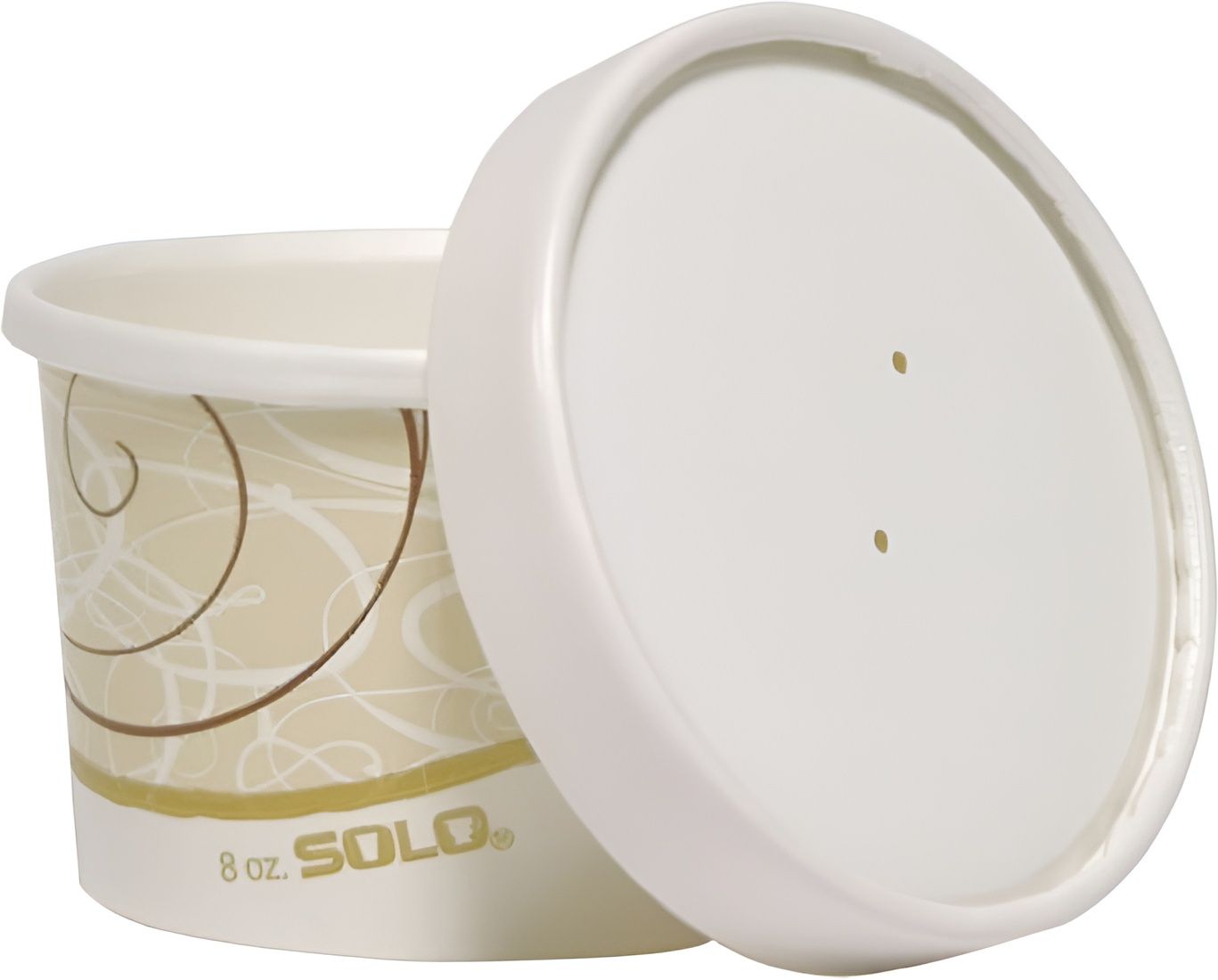 Dart Container - 8 Oz Symphony Paper Container Combo, 250/Cs- KHB8A-J8000 – ChefSupplies.ca