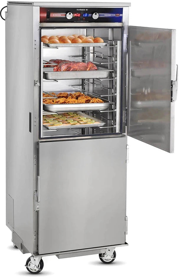 FWE - 120V Full Height Pass Thru Insulated Mobile Heated Cabinet with 12 Pans Capacity and ...