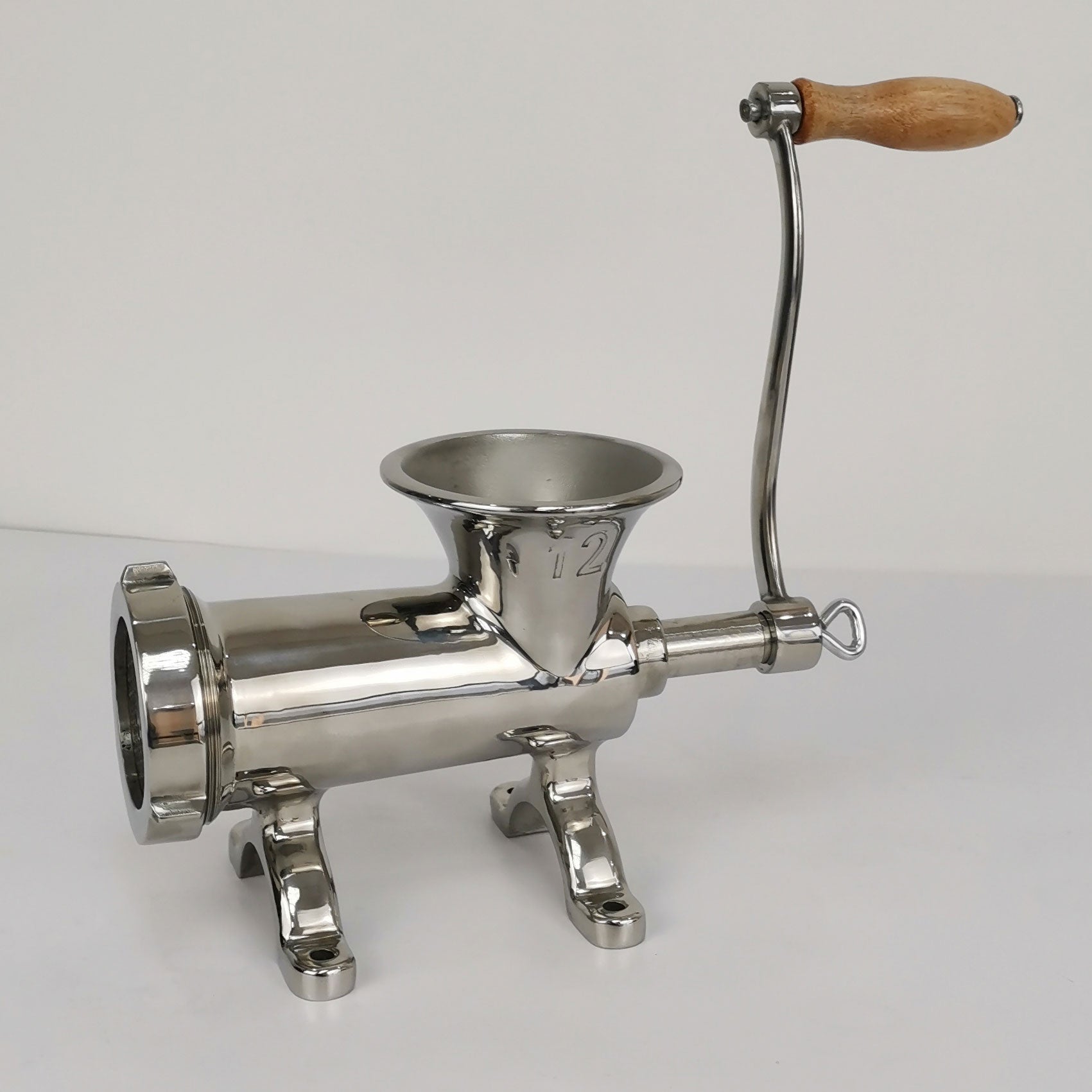 Omcan - #12 Stainless Steel Manual Meat Grinder - 44418 – ChefSupplies.ca