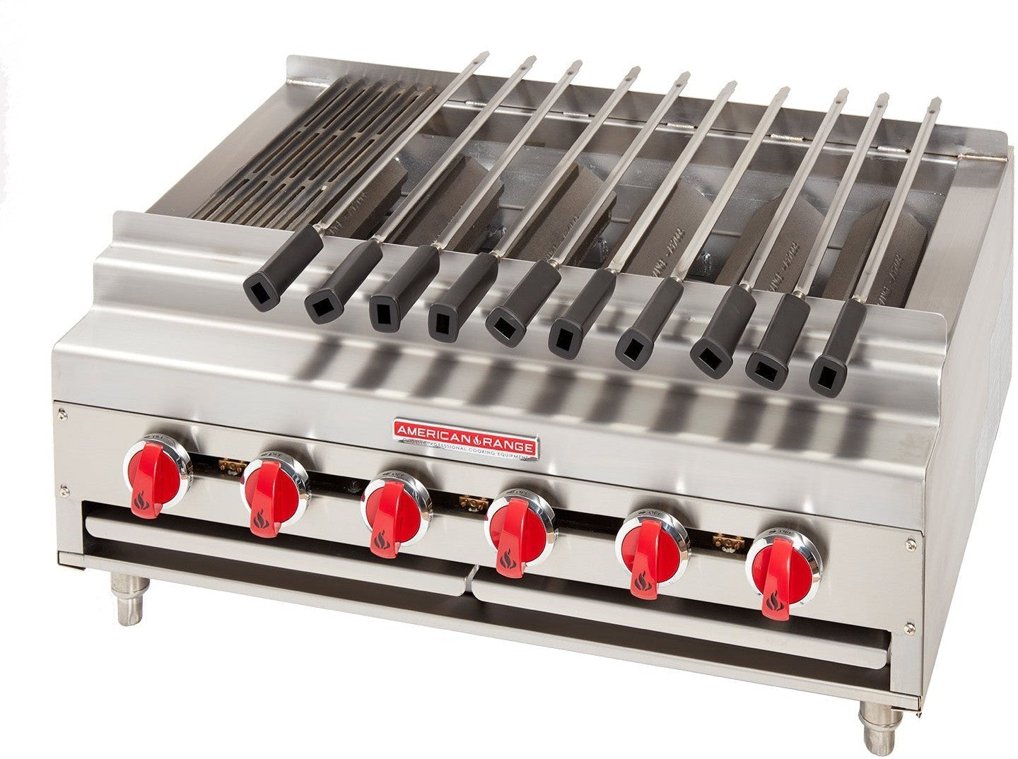 American Range - 60" Stainless Steel Radiant Shish Kebob Broiler - ARKB ...