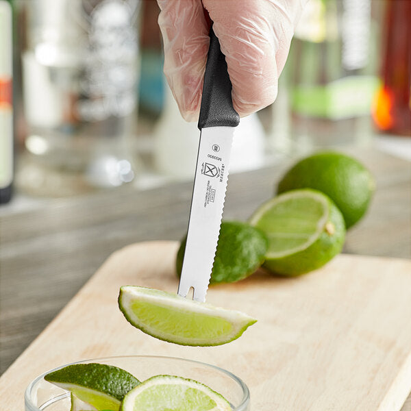 Barfly - 4.25" Serrated Two-Tine Tomato Bar Knife - M33930B ...