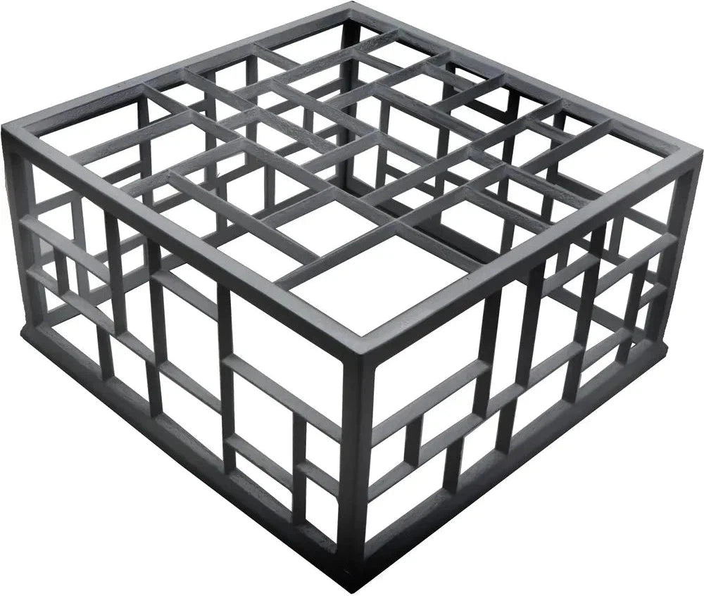 Bugambilia - Mod 13" Steel Rectangular Powder-Coated Aluminum Mondrian ...