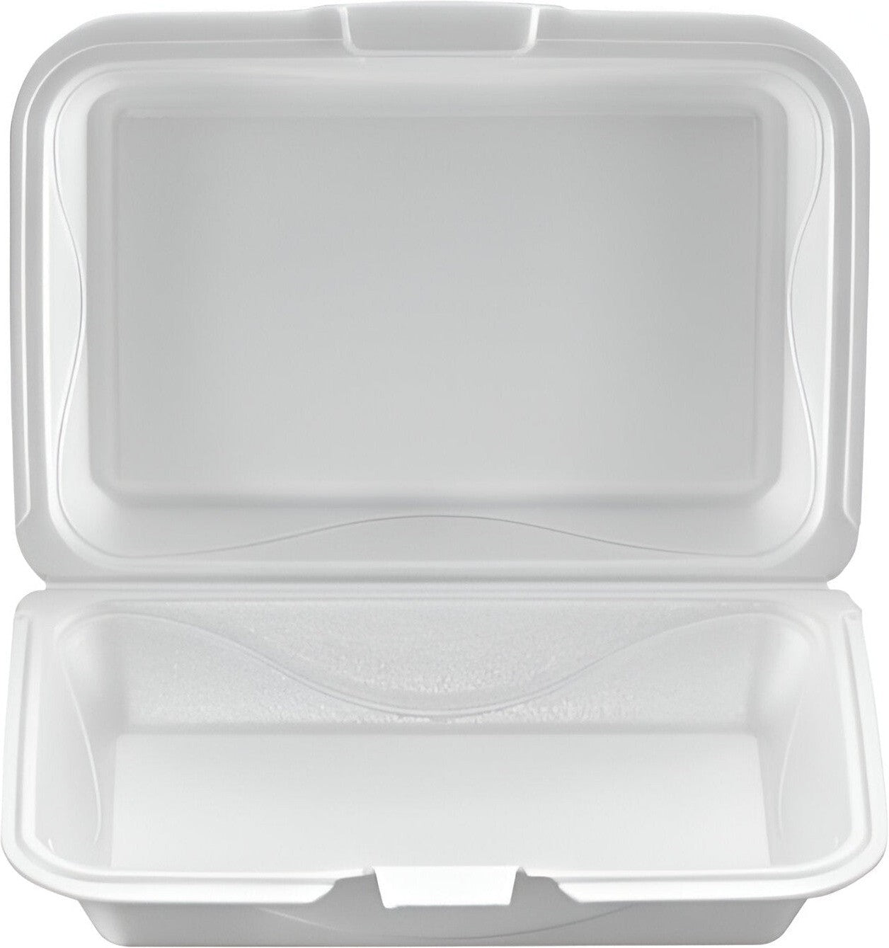 Darnel - Heavy Duty Rectangular White Foam Hinged Container, Pack of ...