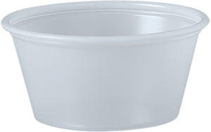 Dart Container - 2 Oz Solo Souffles Translucent Plastic Portion Cups ...
