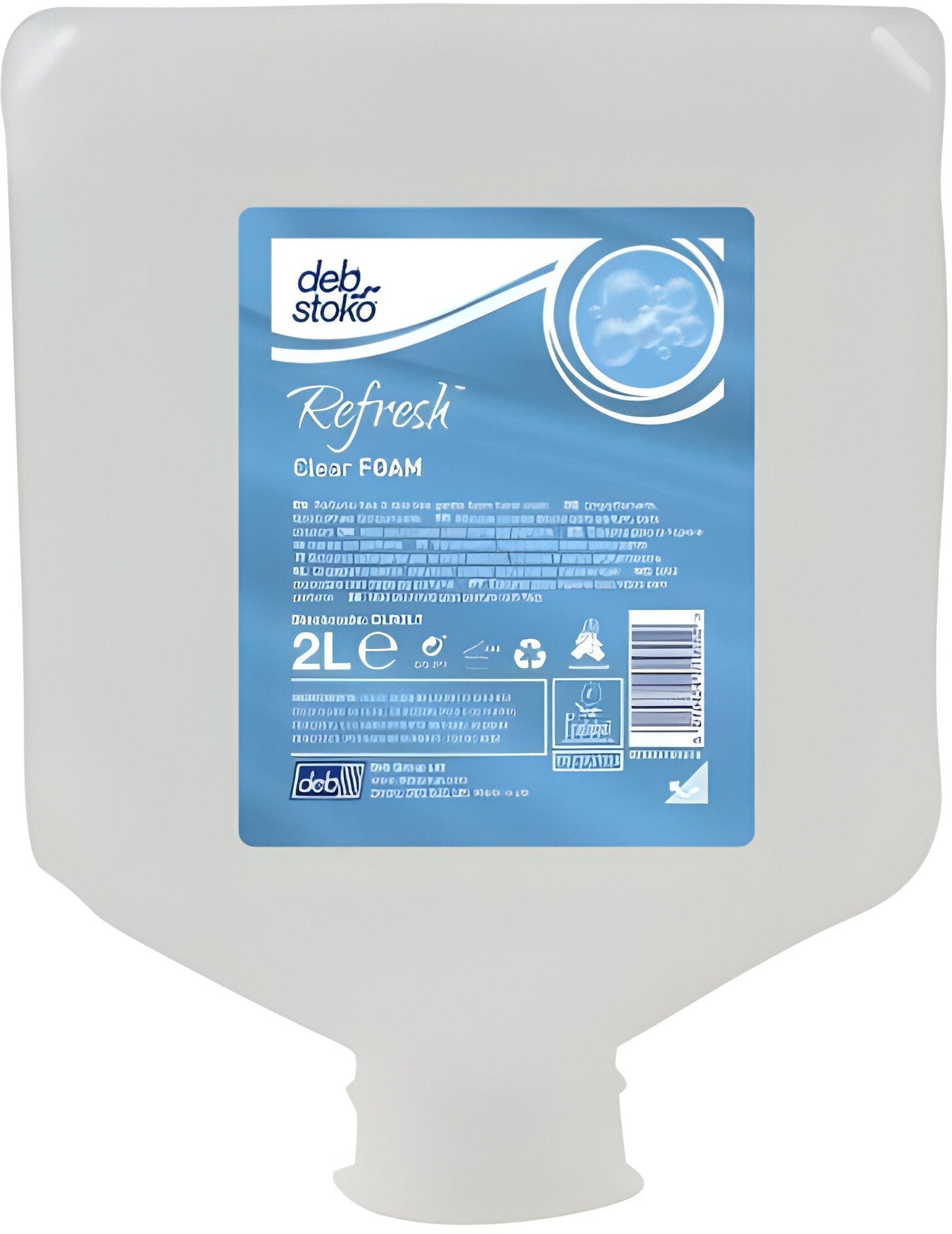 Deb Group - 2 L Refresh Clear Foam Soap, 4/Cs - CLR2LT – ChefSupplies.ca