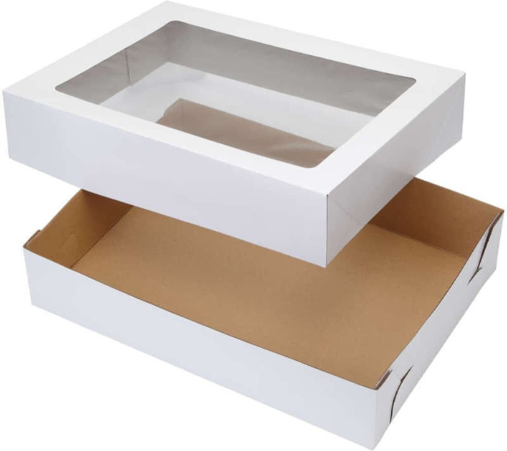 EB Box - 22" x 15" x 4" White Cake Boxes, 50/bn - 237 – ChefSupplies.ca