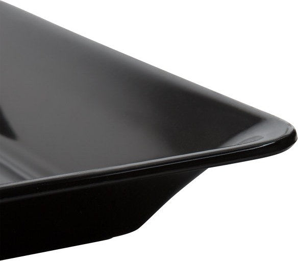 Fineline Settings - 10" x 14" Black Rectangular Plastic Cater Tray, 25 ...