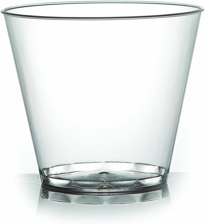 Fineline Settings - 9 Oz Clear Rigid Plastic Tumbler, 20 x 25/cs - 409 ...