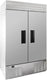 Habco - 47.5" Double Solid Door Refrigerator with Stainless Steel Exte ...