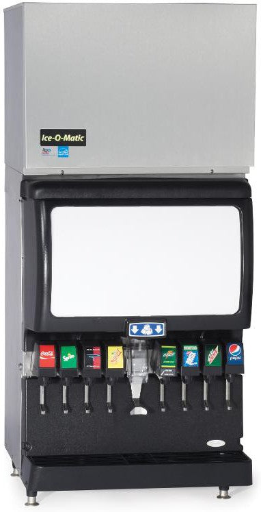 Ice-O-Matic - 1430 lb Air-Cooled Top Air Discharge Half Cube Ice Maker ...