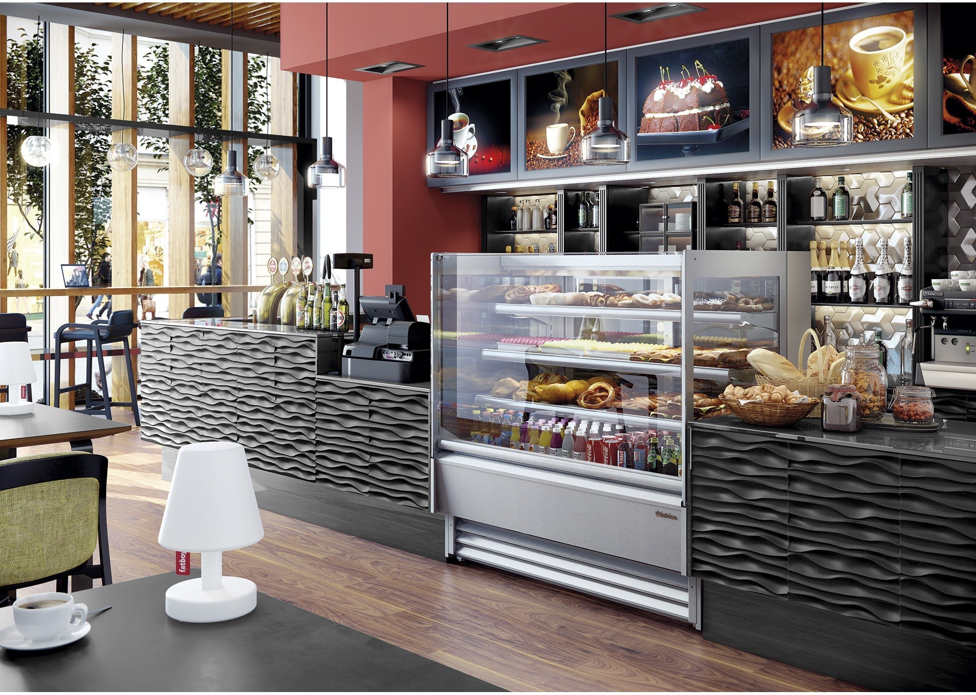 Infrico - 50" Flat Glass Pastry Display Case - IDC-VBR12FG ...