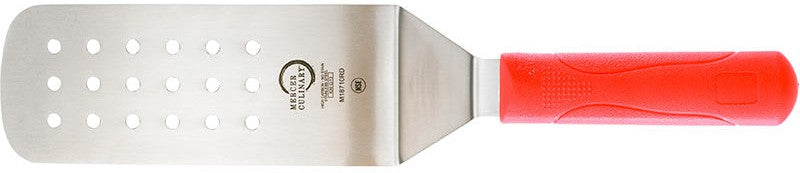 Mercer - Millennia® 8" x 3" Stainless Steel Perforated Turner with ...
