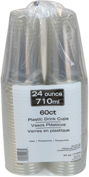 Pactiv Evergreen - 24 Oz Clear Recycled Plastic Cold Drink Cup, 500/cs ...