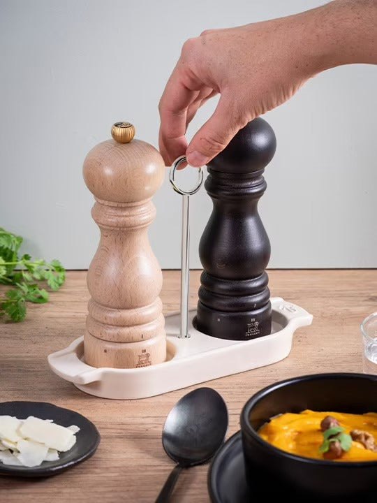 Peugeot - Linea 6" Ecru Ceramic Mill Tray With Handle - 44510 ...