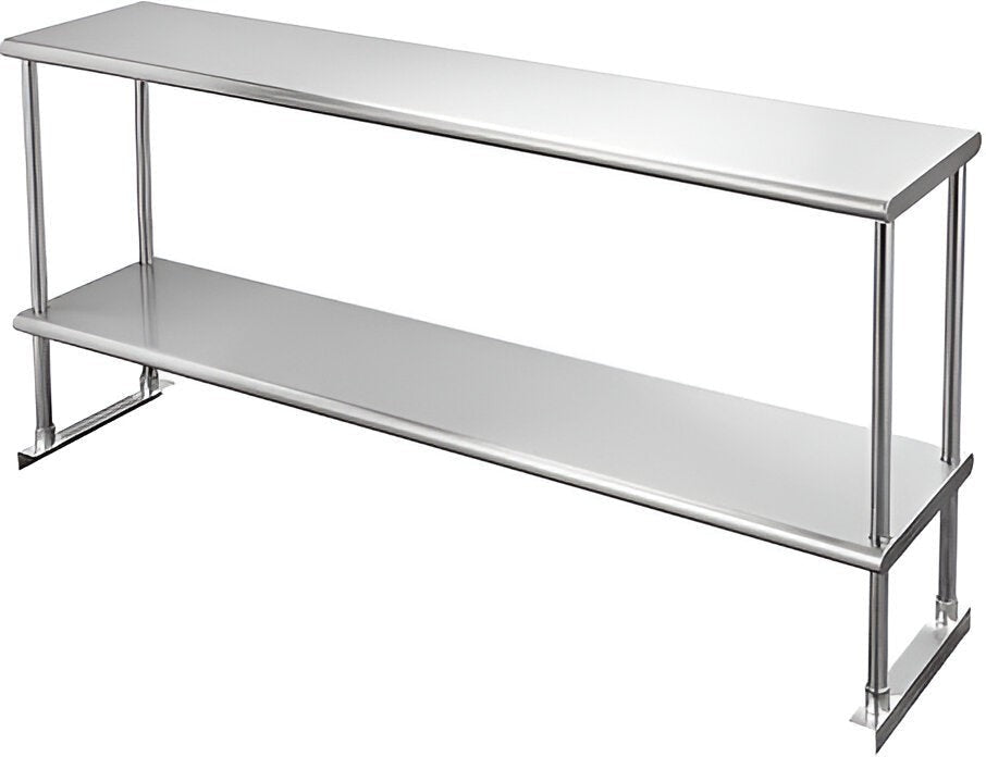 Randell - 32" Stainless Steel Deck Mounted Double Tier Overshelves For ...