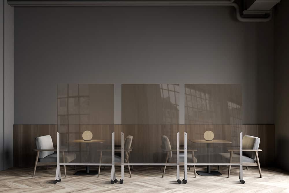 Rosseto - Avant Guarde 48" x 72" Bronze Semi-Transparent Room Divider ...