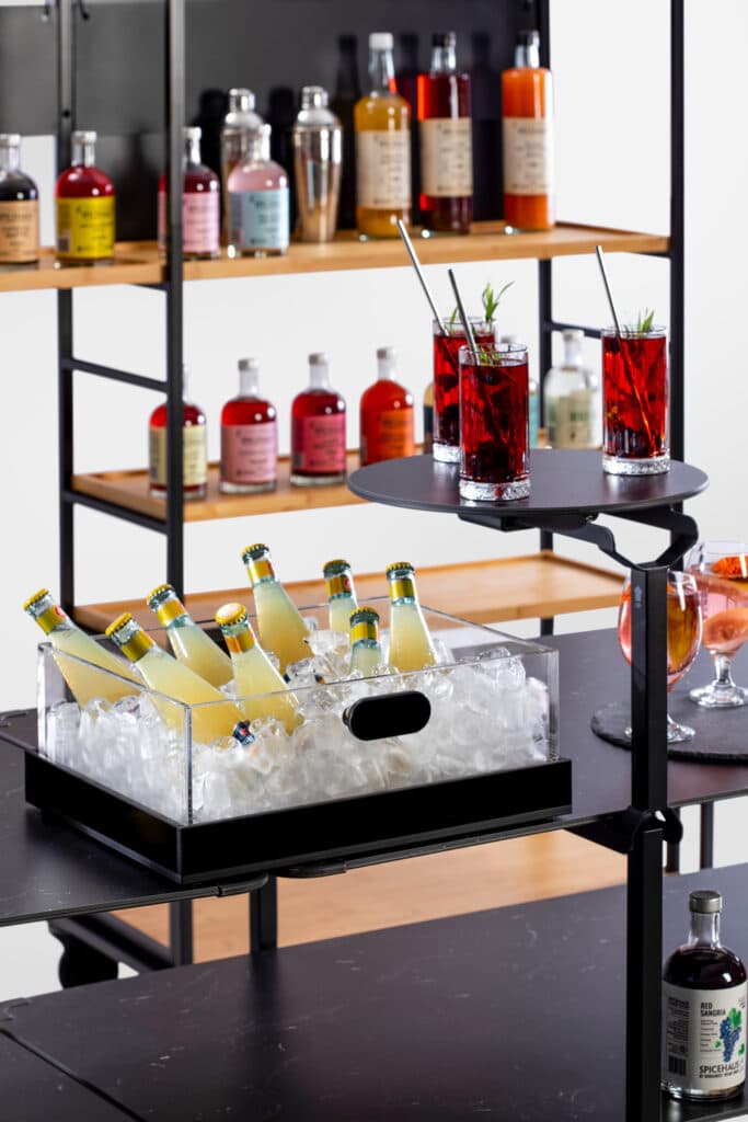 Rosseto - Modulite® 2 Level Kit Black Marble 2 Table Top & Chalkboard ...