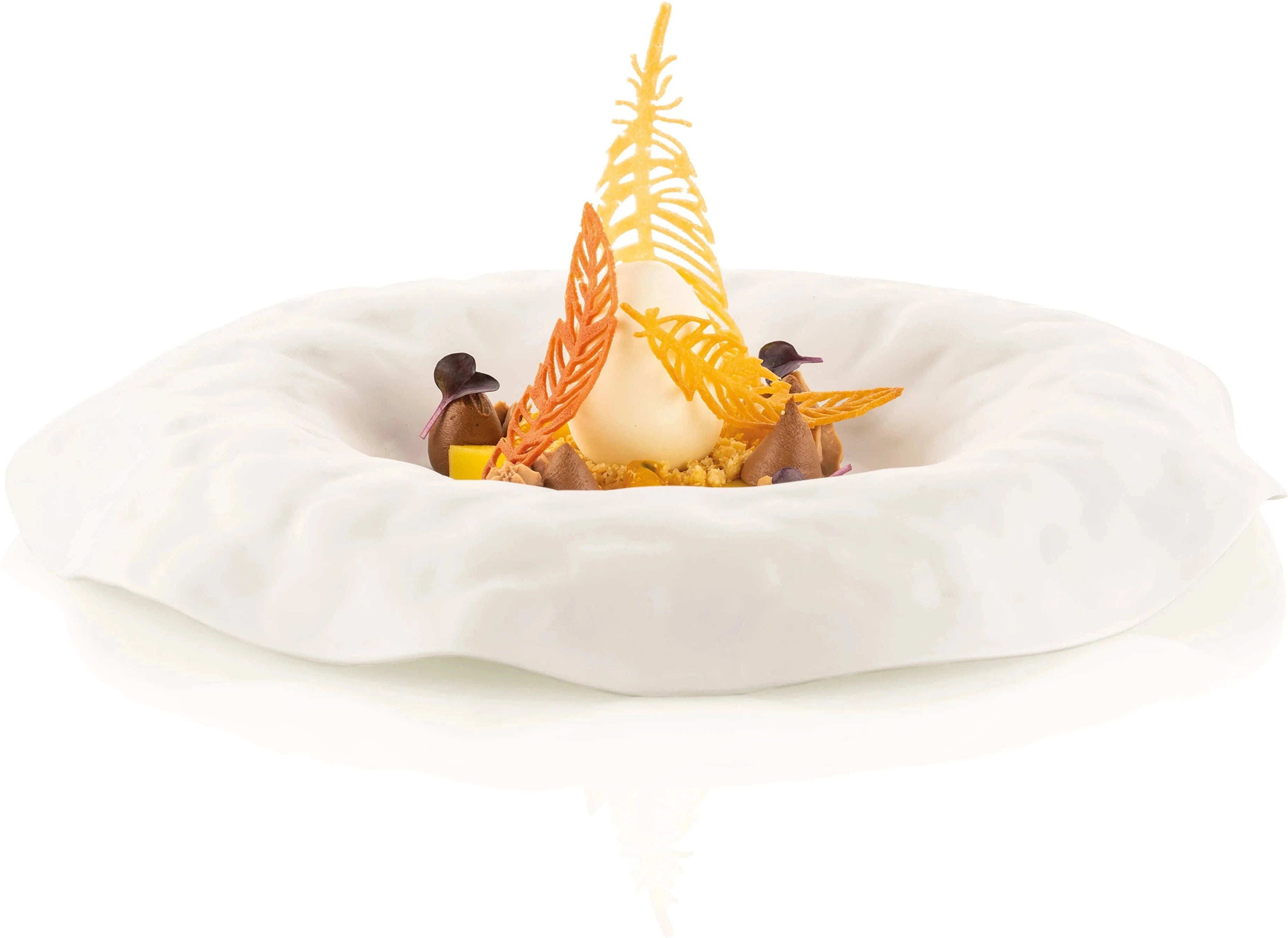 Silikomart - Silicone 10 Compartments Feather Baking Mold - PIUMA ...