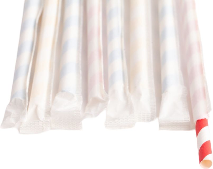 Stone - 8" Super Jumbo Paper Wrapped Straws, 300/Bx - 081900 ...