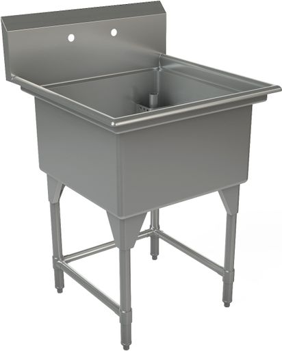 Tarrison - 24" 18 Gauge One Compartment Sink - TA-CDS118SP ...