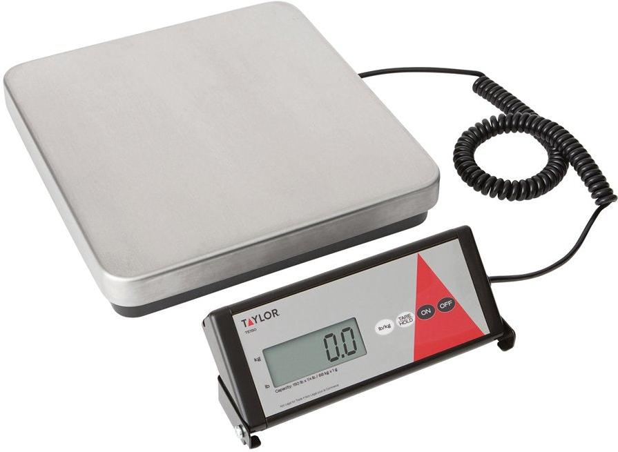Taylor - 150 lbs Silver Digital Receiving Scale with Remote Display ...