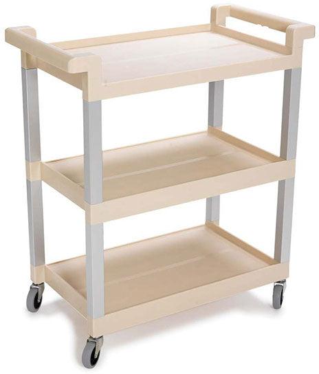 TiSA - 3 Shelf Utility Cart Beige, 1/Cs - TS2612BG – ChefSupplies.ca