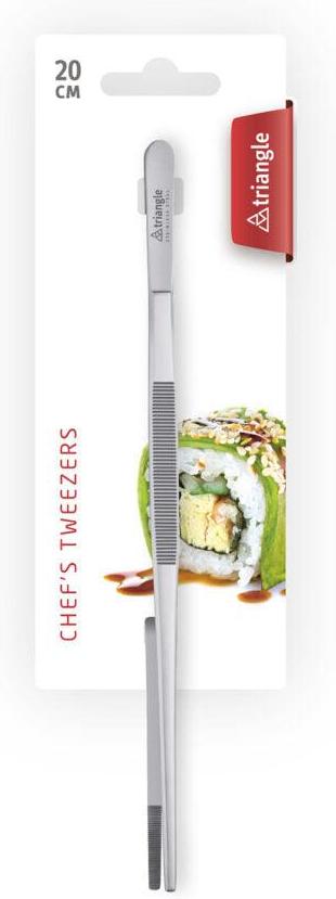 Triangle - Stainless Steel 20 cm Straight Tweezers - TR50-487-20 ...