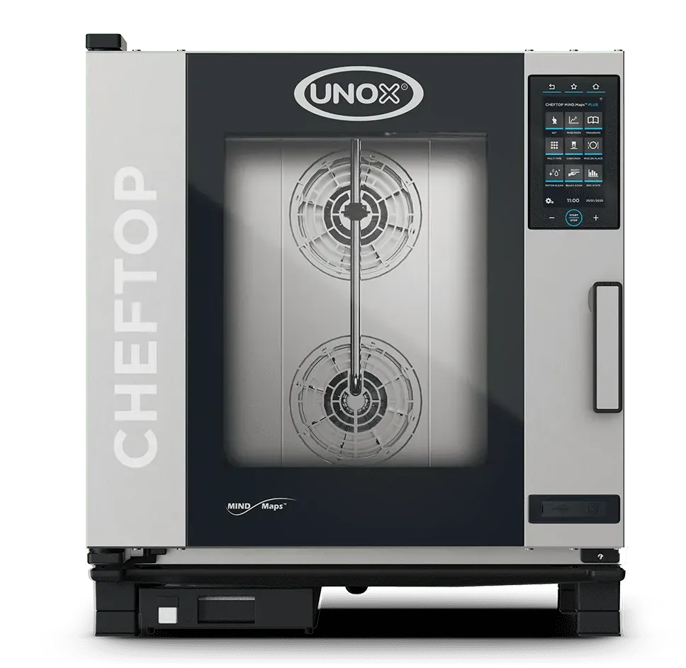 Unox - CHEFTOP MIND.Maps COUNTERTOP PLUS Electric 7 Trays Half-Size Co ...