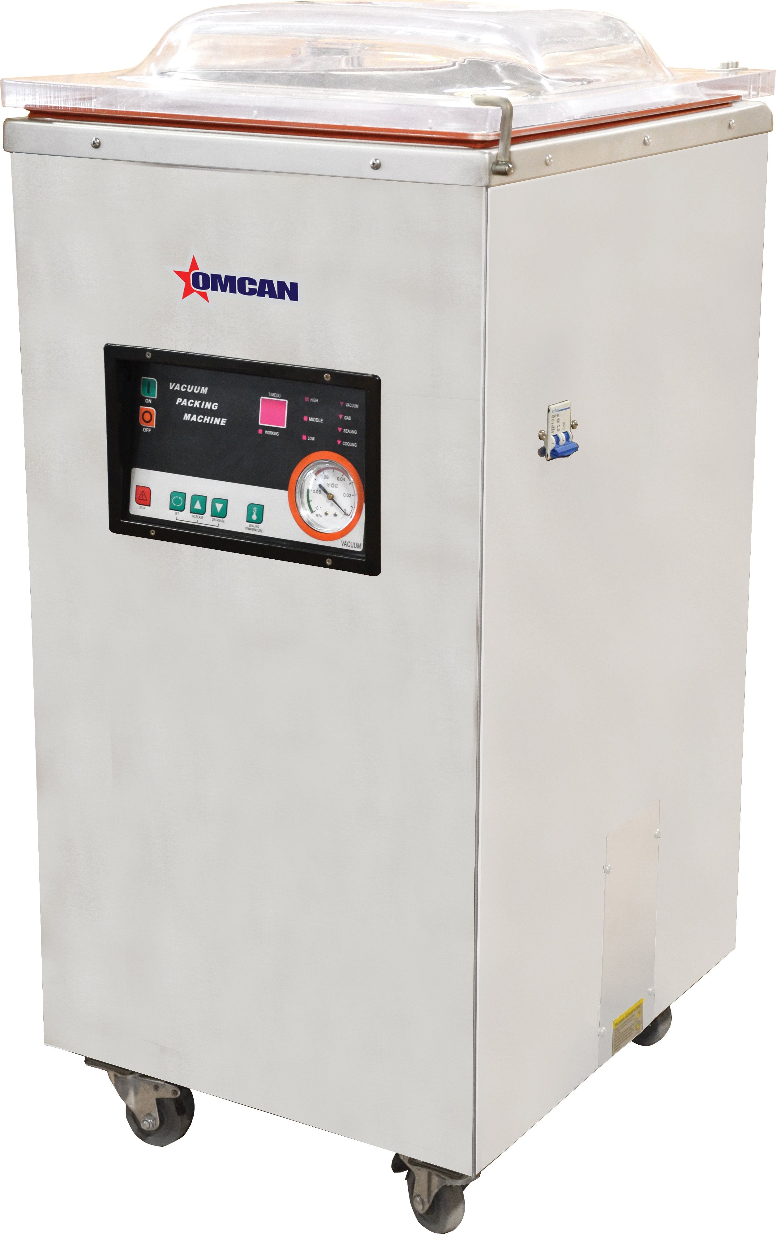 Omcan - 1.2 HP Heavy-Duty Vacuum Packaging Machine with 17" x 16.5" x ...