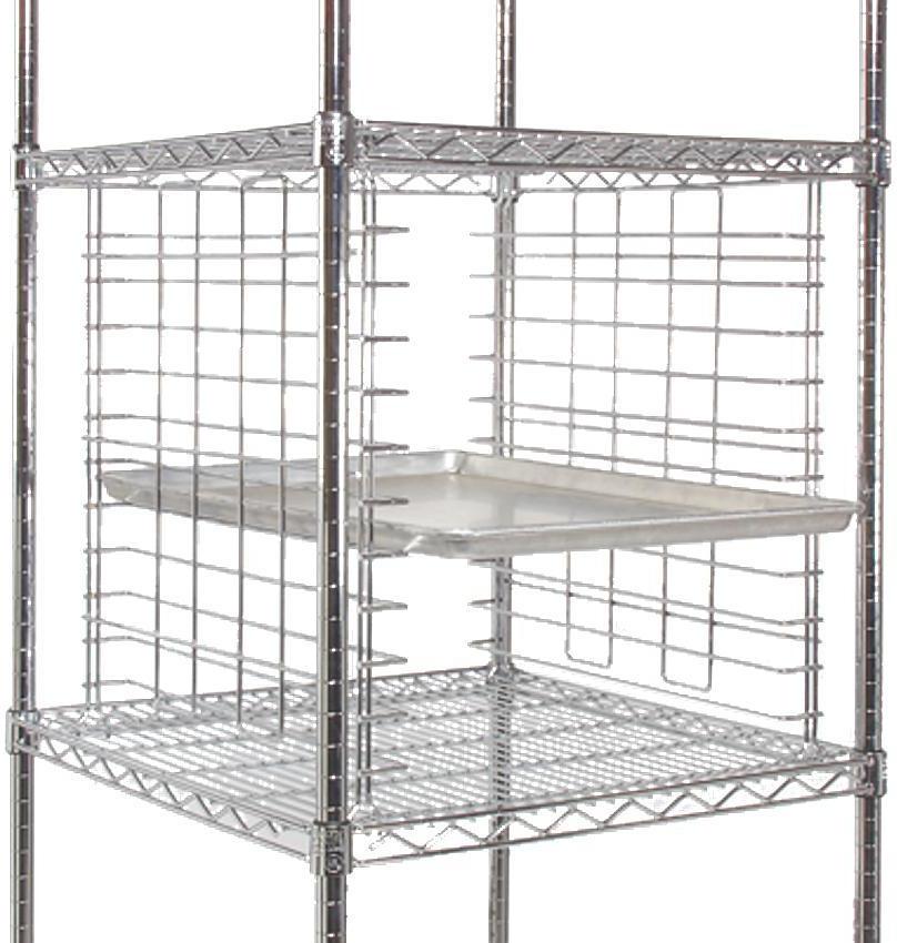 Tarrison 24" x 24" Single Tray Slide Insert w/PolySeal Clear Epoxy ...