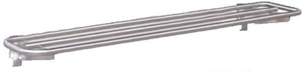 Tarrison 48" Tubular Stainless Steel Servery Tray Rail - TTR-48 ...